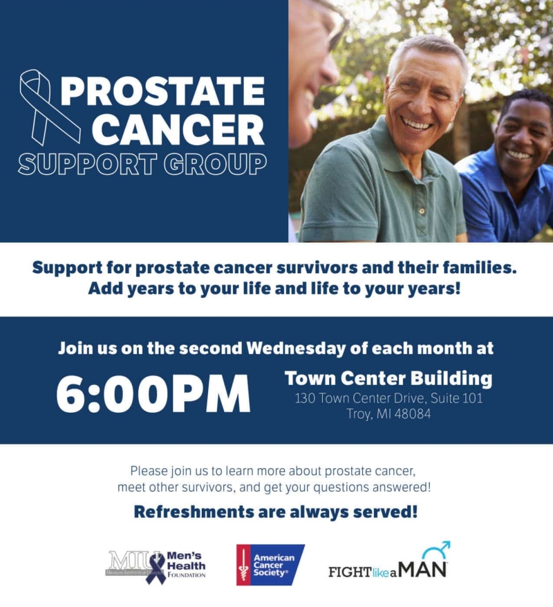 Prostate Cancer Support Group - Michigan Institute of Urology